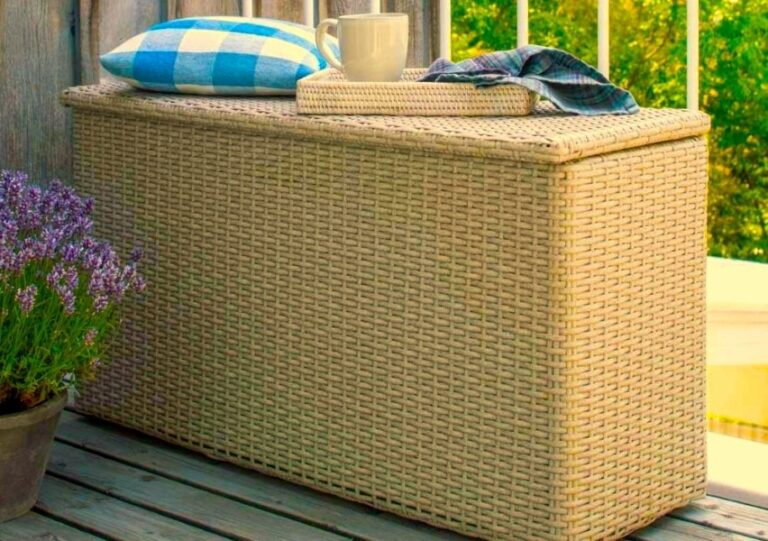 Rattan Outdoor Storage Box】≡